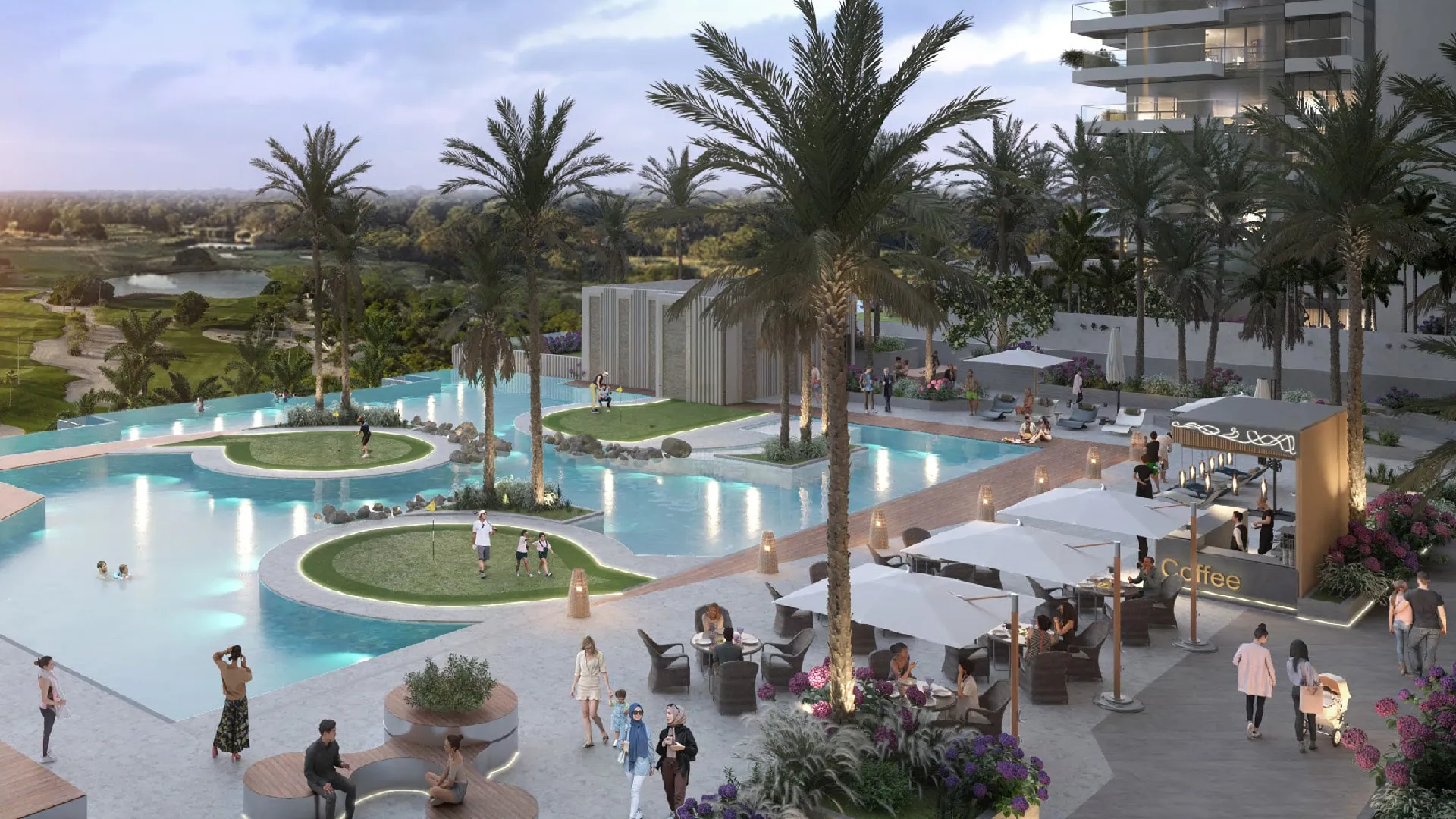 Golf Greens in Damac Hills, Dubai, UAE: prices, descriptions, types of ...