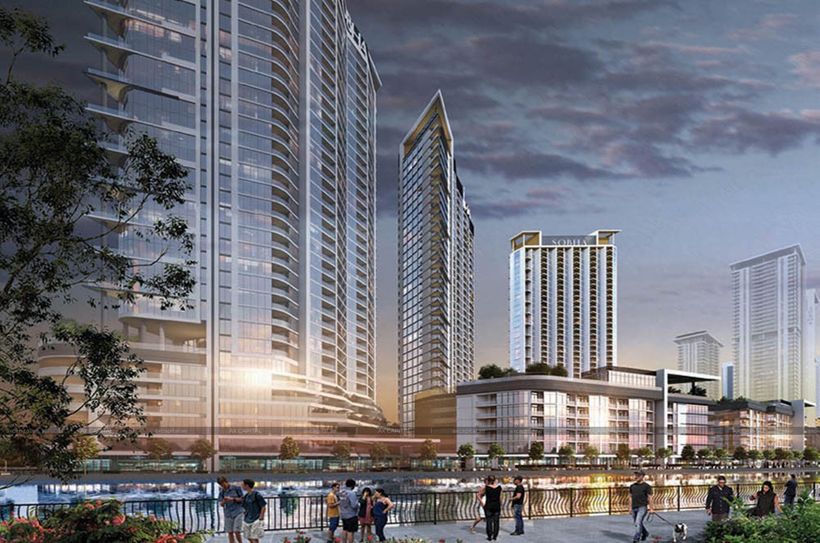 Купить квартиру в Sobha Hartland Waves Opulence, Дубай, ОАЭ: 3 спальни ...