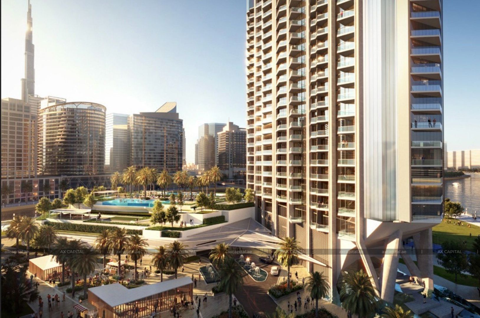 شراء شقة في Peninsula Three, دبي, الإمارات العربية المتحدة، عدد غرف ...