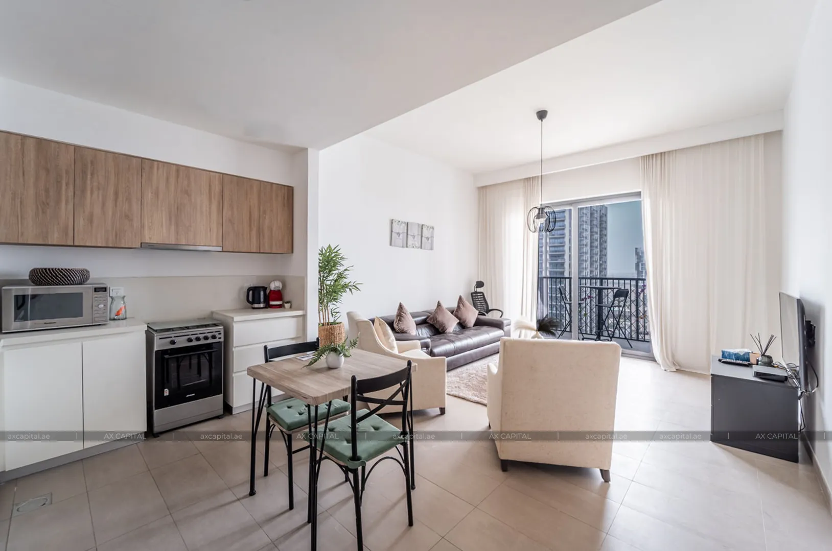 Rent of apartment in Park Ridge Tower C, Dubai, UAE: 1 bedroom, 648.53 ...